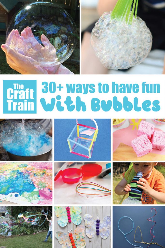 bubble activities for kids - The Craft Train