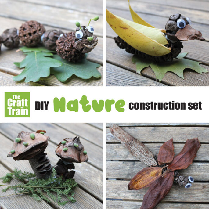 DIY nature craft construction set - The Craft Train