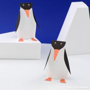 Paper penguin craft - The Craft Train