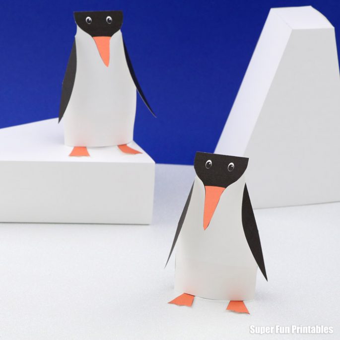 Paper penguin craft - The Craft Train