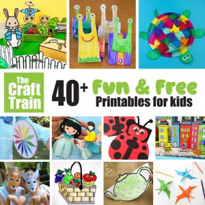 Fun free kids printables - The Craft Train