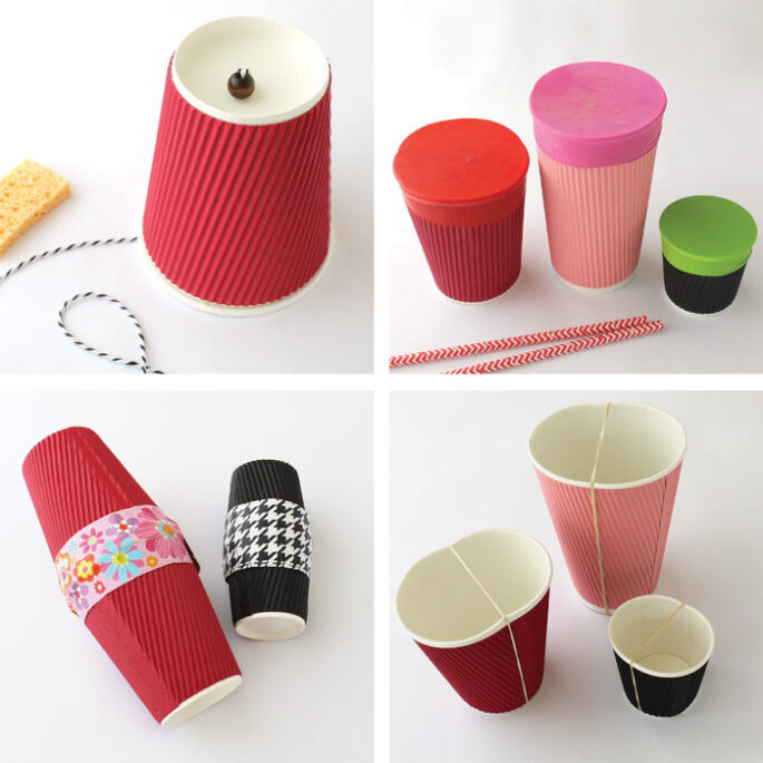 Paper cup music crafts - The Craft Train