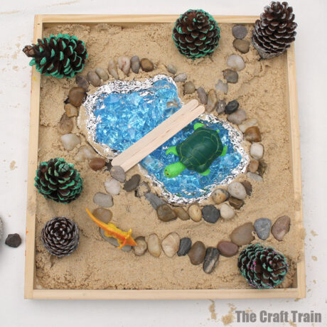 Sandbox small world play - The Craft Train