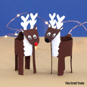 Paper roll reindeer - The Craft Train